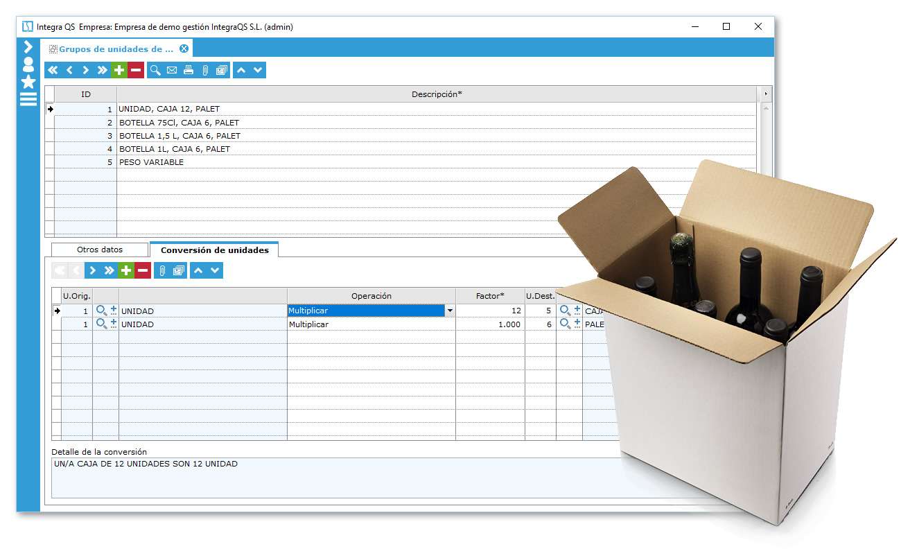 Bodegas, venta y distribución de vino - IntegraQS · Quality Software