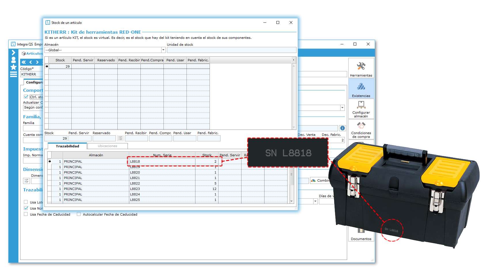 Materiales construccion - IntegraQS · Quality Software