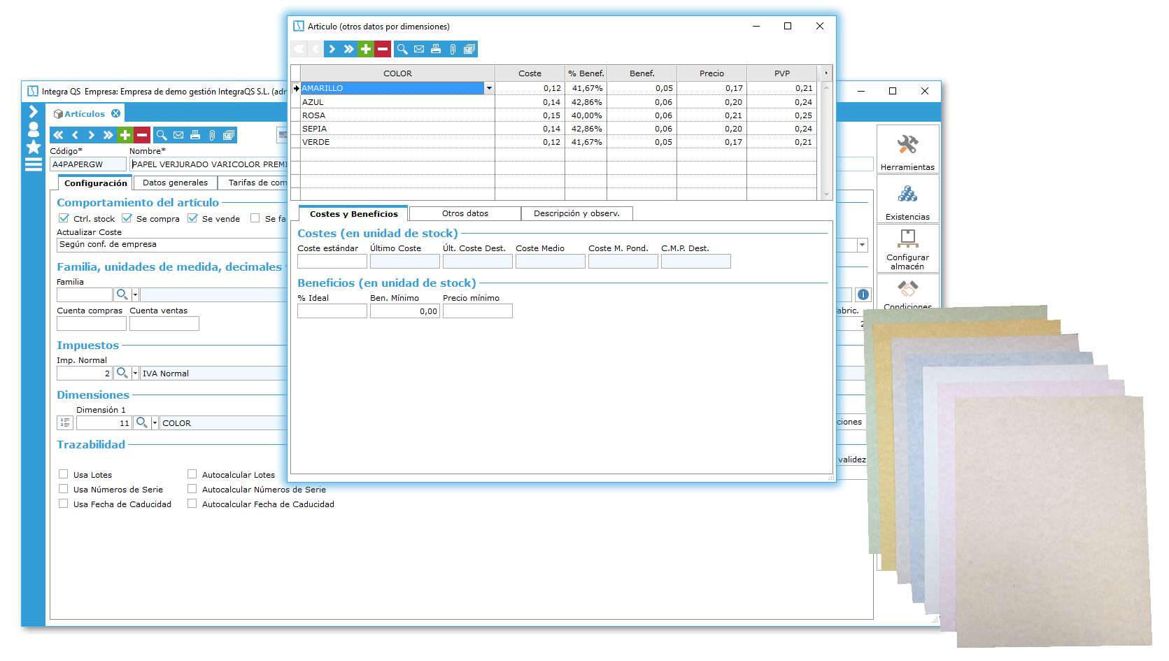 Serigrafía Imprenta - IntegraQS · Quality Software